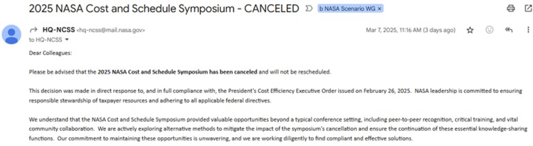 Canceled – Zapata Talks NASA